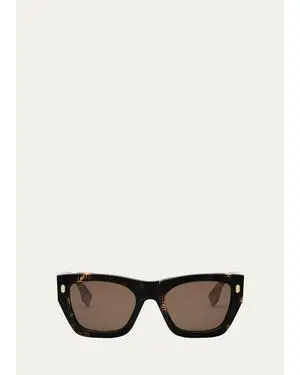 Fendi Roma Rectangle Sunglasses