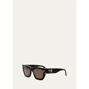 Fendi Roma Rectangle Sunglasses