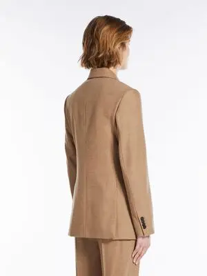 Max Mara Double-breasted Blazer In Wool And Cashmere