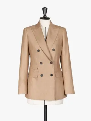 Max Mara Double-breasted Blazer In Wool And Cashmere