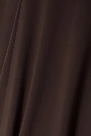 Norma Kamali Stretch-jersey Turtleneck Gown - Brown