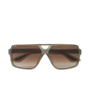 Oliver Spencer Khaite 1977C Aviator-Style Sunglasses Brown