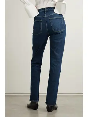 AGOLDE Net Sustain Freya High-rise Slim-leg Jeans - Blue