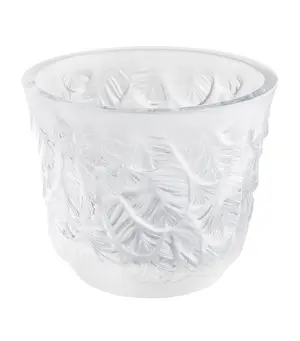 Lalique Crystal Grand-duc Votive - Clear