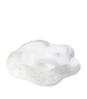 Lalique Crystal Serpent Bowl - Clear