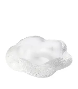 Lalique Crystal Serpent Bowl - Clear