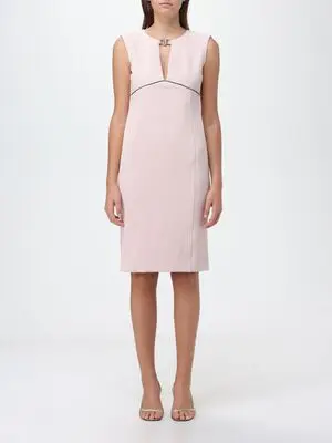 Liu Jo Sleeveless V-neck Midi Dress With Embellished Detail