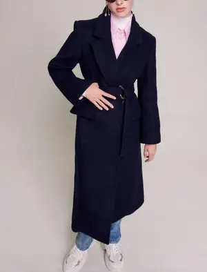 Maje Wool Long Coat