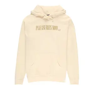 PLEASURES Llc Fleece Hoodie - Cream
