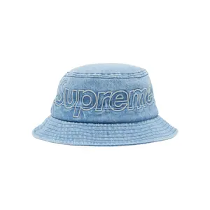 Supreme Outline Crusher Denim Hat