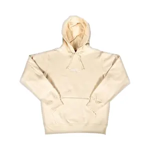 Supreme Supreme Tag Logo Hooded Sweatshirt Tan