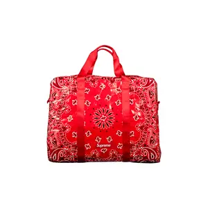 Supreme Bandana Tarp Large Duffle Bag - Red