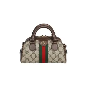 Gucci Ophidia Gg Mini Top Handle Bag - Tan