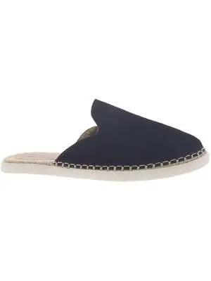 Sketchers City Shuffles Womens Suede Slip N Mule Sandals - Black