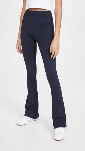 Splits59 Raquel High Waist Supplex Flared Legging, 32 - Indigo