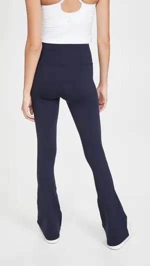 Splits59 Raquel High Waist Supplex Flared Legging, 32 - Indigo