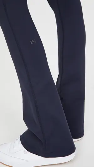 Splits59 Raquel High Waist Supplex Flared Legging, 32 - Indigo