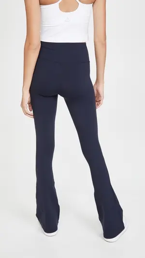 Splits59 Raquel High Waist Supplex Flared Legging, 32 - Indigo