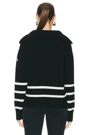 Moncler Long Sleeve Polo Sweater