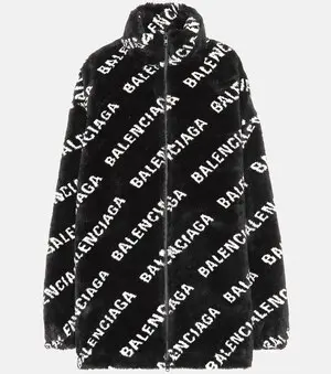 Balenciaga Faux Fur Jackets For Women