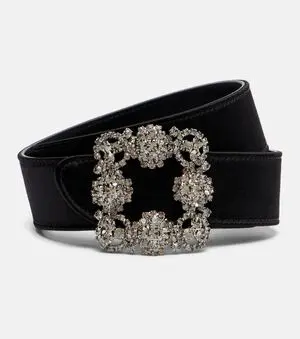 Manolo Blahnik Hangisi Belt - Black