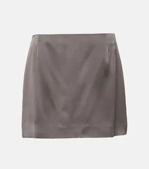 PETER DO Silk Charmeuse Miniskirt