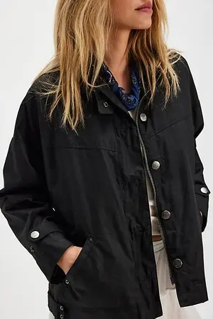 Free People We The Free Cori Waxed Chore Jacket