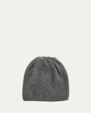 Inverni Inverni Bouclé Cashmere Beanie Graphite Grey