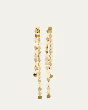 Lana Jewelry Lana 14K Yellow Gold Laser Disc Linear Earrings Yg