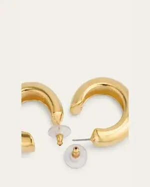 KENNETH JAY LANE Yellow -plated Hoop Earrings