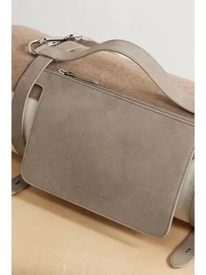 Brunello Cucinelli Textured Leather Blanket Holder