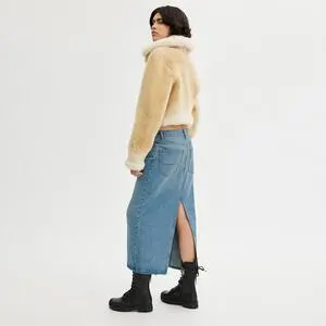 COACH Long Denim Skirt