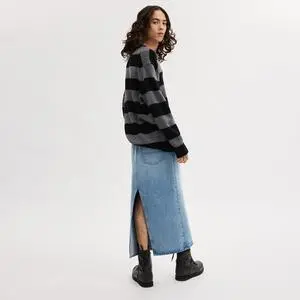 COACH Long Denim Skirt
