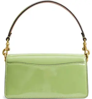 COACH Tabby Signature Patent Leather Shoulder Bag