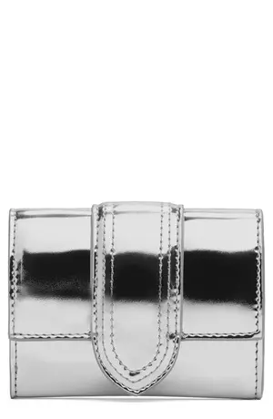 Jacquemus Le Compact Bambino Wallet Silver