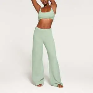 SKIMS Light Cozy Wide Leg Pant Mint