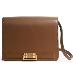 REISS Lexington Leather Crossbody Bag