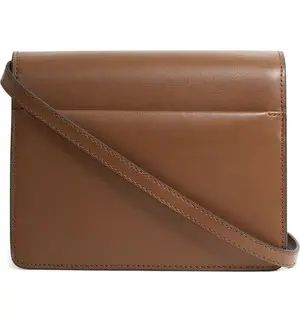 REISS Lexington Leather Crossbody Bag