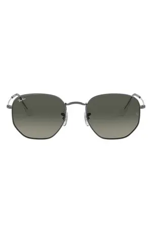 Ray-ban 48mm Irregular Sunglasses - Gunmetal