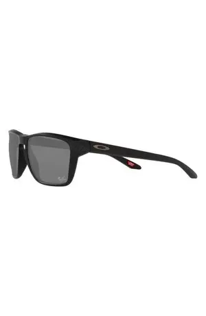 Oakley Sylas 57mm Prizm™ Rectangular Sunglasses - Shiny Black