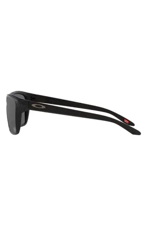 Oakley Sylas 57mm Prizm™ Rectangular Sunglasses - Shiny Black