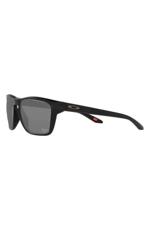 Oakley Sylas 57mm Prizm™ Rectangular Sunglasses - Shiny Black