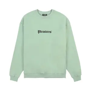 PLEASURES Recipe Crewneck - Green