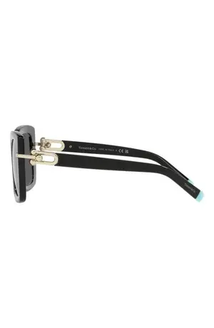Tiffany & Co. 53mm Butterfly Sunglasses - Black