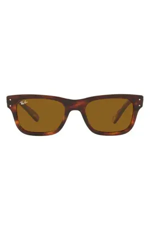Ray-ban Rectangular Sunglasses - Striped Havana