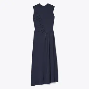 Tory Burch Jersey Crepe Dress - Medium Navy