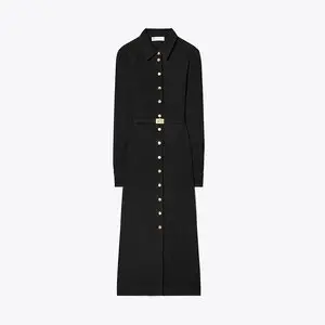 Tory Burch Viscose Shirtdress - Black