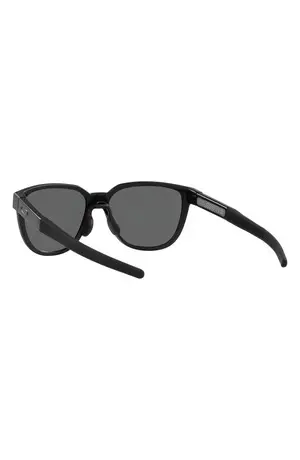 Oakley Actuator 57mm Prizm™ Polarized Rectangle Sunglasses - Matte Black