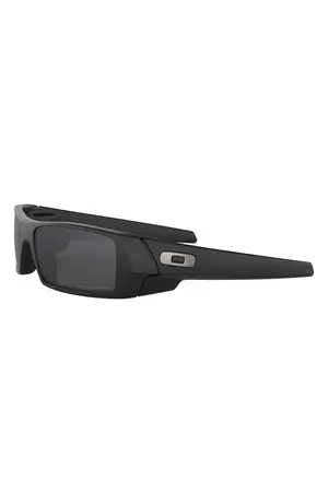 Oakley Gascan® 60mm Polarized Rectangle Sunglasses - Black