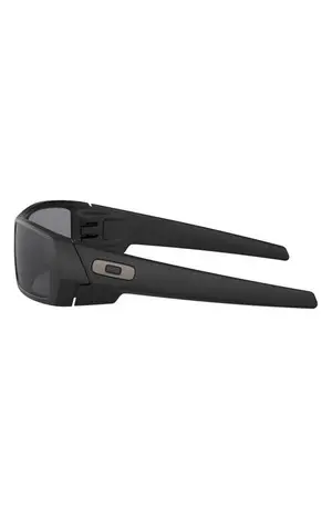 Oakley Gascan® 60mm Polarized Rectangle Sunglasses - Black